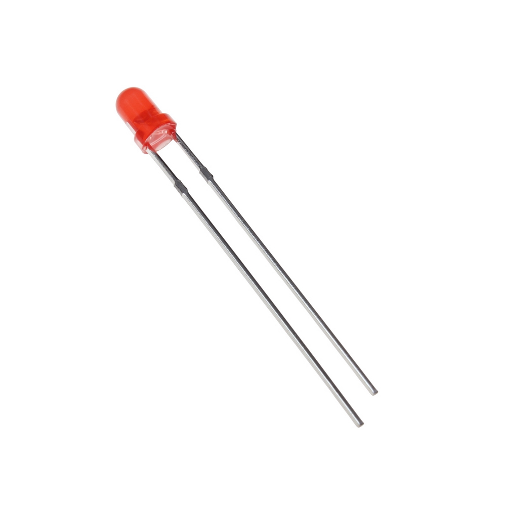 LED 3MM RED | ال ای دی 3 میلی متر قرمز خود رنگ