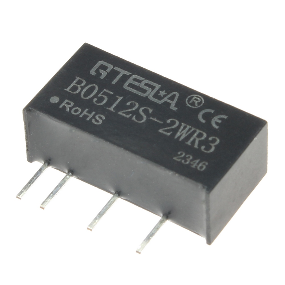 B0512S-2WR3 | مبدل dc به dc ایزوله 5 ولت به 12 ولت 2 وات